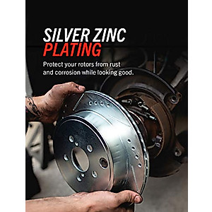 Power Stop K2070-36 Front and Rear Z36 Truck & Tow Brake Kit, Carbon Fiber Ceramic Brake Pads and Drilled/Slotted Brake Rotors