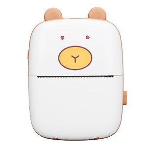 Wisoqu Mini Thermal Printer, Inkless Pocket Printing Tool for iOS Phone, Portable Smart Printer with 200dpi Resolution, 1000mAh Battery