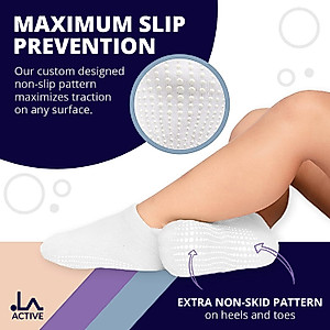 LA ACTIVE Non Slip Grip Ankle Boys and Girls Socks with Non Skid for Babies Toddlers and Kids Back to School, Ideal Gift for Mother's Day