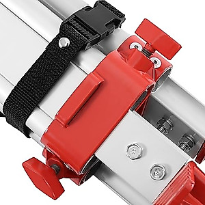 Iglobalbuy Surveying Tripod 65" Extended Height + Aluminum Grade Rod 16.4 Feet, Surveying Tripod Double-sided 5 Section Telescopic Rod Surveryor for Rotary Laser Level Transit Construction