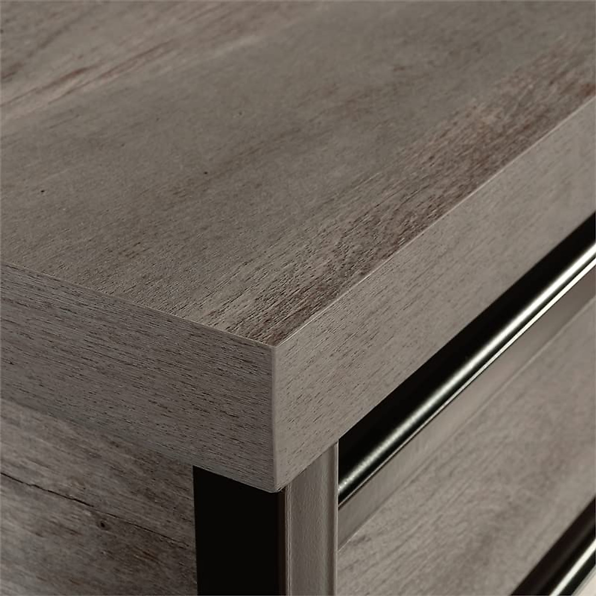 Sauder Manhattan Gate Engineered Wood Computer Desk in Mystic Oak