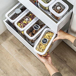 ZWILLING Fresh & Save Cube Box, Plastic, Airtight Dry Food Storage Container, 2-pc Medium Cube Set, M Container, .74-qt