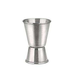 Wepikk Cocktail Jigger For Bartending Double Measuring Jiggers Bar Stainless Steel Shot Liquor Measurements 1/2 oz & 1 oz Pourers Measure Cup