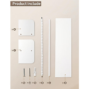 Maxpeuvon Nursery Bookshelves Set of 3, Natural Wood Nursery Floating Shelves Wall Mount Storage Shelf with Towel Bar Hainging Bookshelf for Kids Room Bedroom Nursery Decor