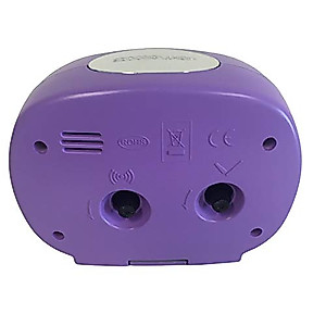 Unity Beep LED Light Alarm Clock, Purple, 3.5" x 3" x 1.77"