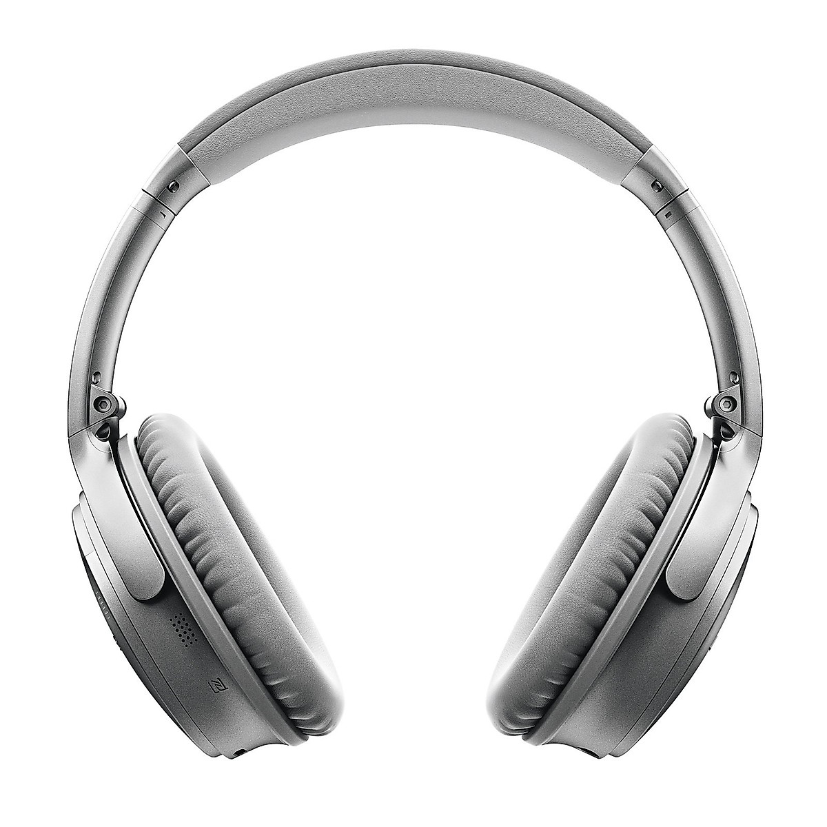 Bose QuietComfort 35 (Series I) Wireless Noise Cancelling Headphones - Silver (Renewed)