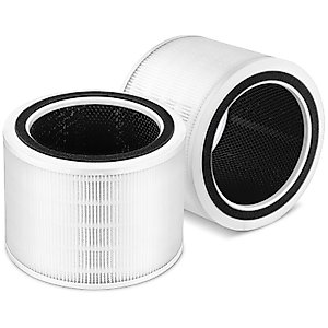 Cabiclean 2-Pack Core 200S Replacement Fil-TER, Compatible with LEVOIT Core 200S Smart WiFi Ai-r Purifi-er, 3 Stages True H13 HEPA Fi-lter, Compare Part# Core 200S-RF