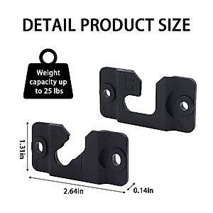 Tendodo 1 Pair of Soundbar Wall Mounting Bracket AH96-03064A for Samsung HWJ470 HW-J470 HW-J470/ZA HW-J470/ZP HW-J355 HWJ650 HW-J650 HW-J650/ZA HWJ651 HW-J651 HW-J651/ZA Soundar