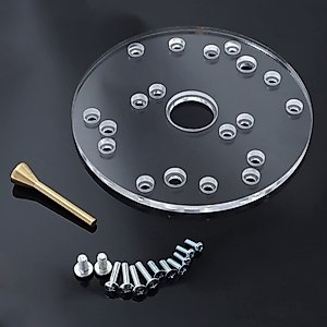 6.5inch Acrylic Universal Router Base Plate Set Compatiable fFor Bosch And Most Router Router Base General Purpose Bakelite Milling Tool