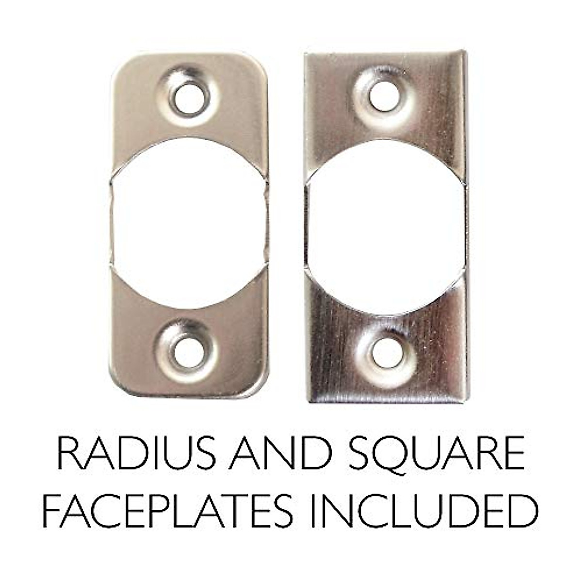 Design House 700492 Springdale Privacy Bed and Bath Door Lever Satin Nickel