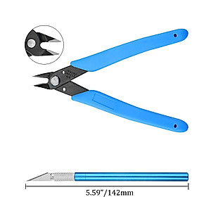 XINGYHENG 25Pcs Model Basic Tools Craft Set for Gundam Model Tools Kit with Plastic Box Model Assemble Car Hobby Model Building Repairing and Fixing DIY Craft Kit