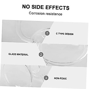 FUNOMOCYA 1Pc Tableware Storage Cup Appetizer Serving Bowl hand decor pastry bowl Dessert Display Stand small candy display rack Crystal trays decorative Glass decorative bowl manual