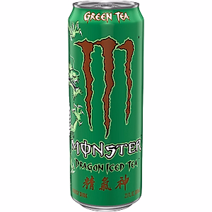 Monster Dragon Iced Green Tea, 23 Fl Oz (Pack of 12)