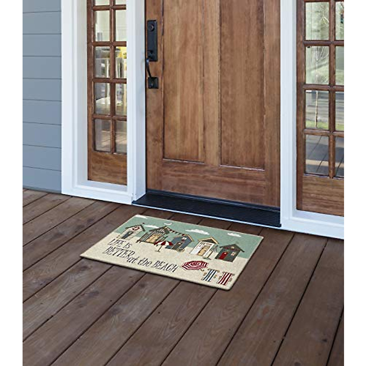 Brumlow MILLS Better at The Beach Indoor or Outdoor Area Rug for Kitchen, Bedroom Door Mat, Entryway Rug, 20" x 34"