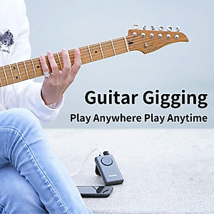 MOOER 5W GCA5 Bedroom Bluetooth Speaker built in Batteries, Instruments Input, Bundled with MOOER Prime P1 Intelligent Pedal to unlock massive tones and guitar practice tool