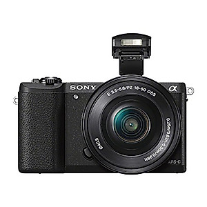 Sony a5100 16-50mm Mirrorless Digital Camera with 3-Inch Flip Up LCD (Black) (Renewed)