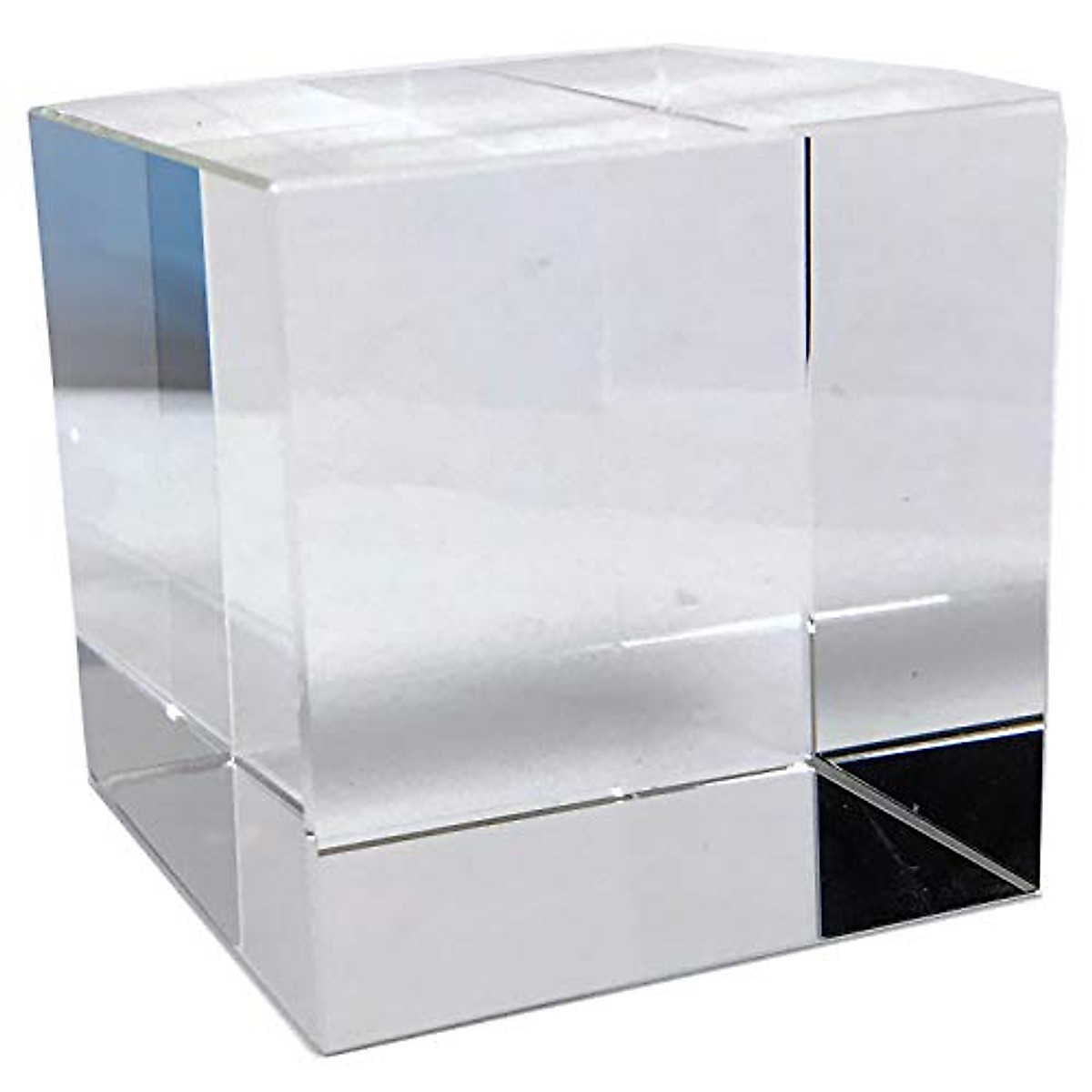 Amlong Crystal K9 Optical Crystal Photography Prism Set of 4 Pieces, 50mm Crystal Ball, 50mm Cube, 60mm Prism, 60mm Pyramid