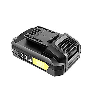 SnapFresh 20V Lithium Battery - 2.0Ah Li-ion Battery Packs for Cordless Tools, Long Life Battery Work with All Cordless Tools Only, Lithium-Ion Battery Support Fast Charging (BBT-DC20A)