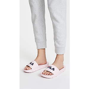 Fila Women's Drifter Slide Sandal, Bluebird NVY red, 5 Medium US