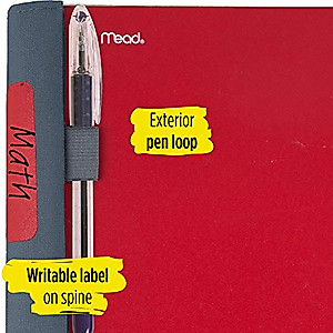 Five Star Advance Spiral Notebook, 5 Subject, College Ruled Paper, 200 Sheets, 11" x 8-1/2, Color Selected For You (06326)