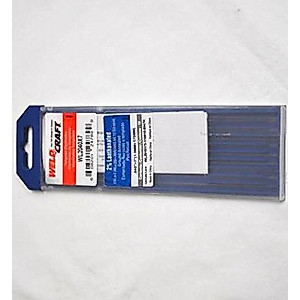 Miller Weldcraft WL2040X7 2% Lanthanated Tungsten Electrode .040 X 7"