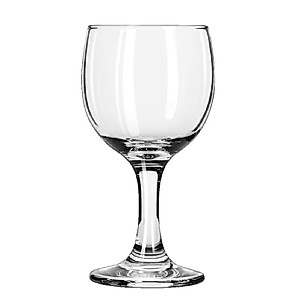 Libbey Glassware 3769 Embassy Wine Glass, 6-1/2 oz. (Pack of 24)