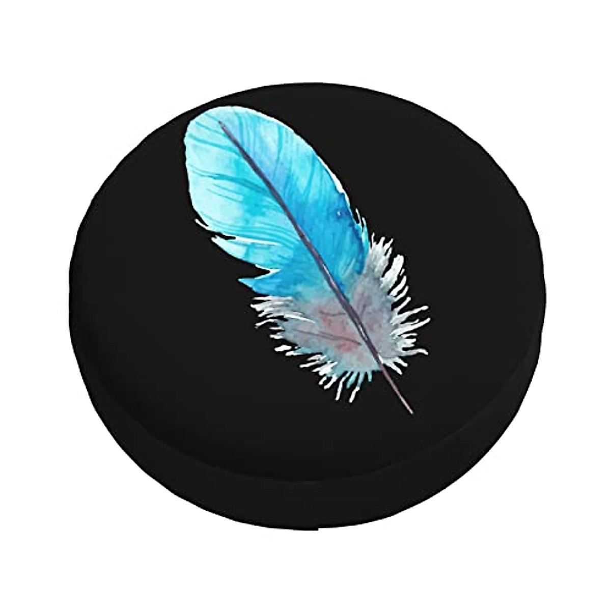 Blue Birds Feathers Painting,Funny Tire Cover Universal Fit Spare Tire Protector for Truck SUV Trailer Camper Rv