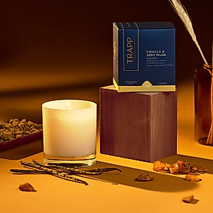 Trapp - No. 80 Vanilla & Soft Musk - 7 oz. Signature Candle - Aromatic Home Fragrance with Earthy Scent of Warm Baltic Amber, Cedarwood Musk, & Vanilla