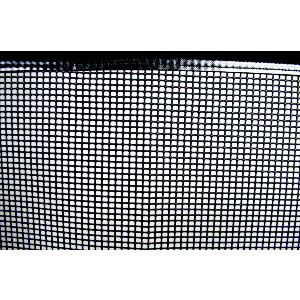 Notch Tri-Guard Heavy-Duty Nylon Coated Durable 3-Section Debris Containment Mesh Barrier for Controlling Chips When Grinding Stumps and Chipping Brush (Total Dimensions: 121” Wide x 45.5” high)
