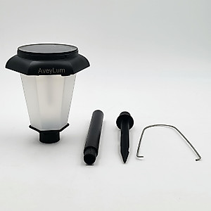 AveyLum Solar Flame Torch Light Outdoor Solar Flickering Dancing Flame Torch Lights Security Lights Landscape Lighting for Garden, PatioYard, Pathway Decoration(4 Pack)