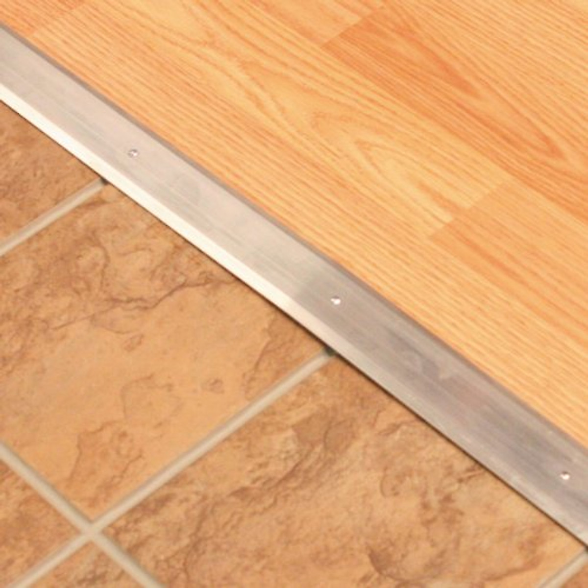 M-D Building Products 11072 M-D Flat Saddle Threshold, 36 in L X 2-1/2 in W X 1/4 in H, Aluminum, x 2-1/2" W x