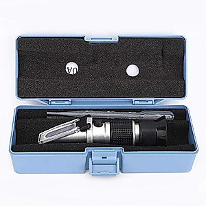 Fafeicy Refractometer Concentration Meter Brix Tester 0-90% for Automatic Temperature Compensation