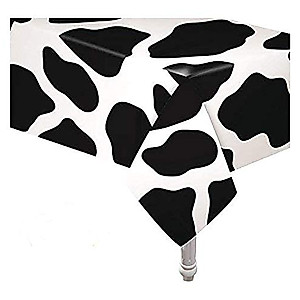 Oojami 6 Pack of Cow Print Tablecover 54"x108"
