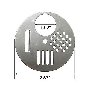 APlayfulBee 10PCS Bee Hive Nuc Box Entrance Gates, Round Rotatable Bee Entrance Doors with Galvanized Steel Beekeeping Tool