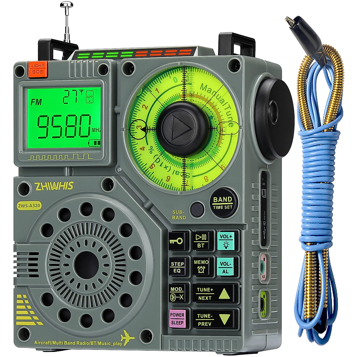 ZHIWHIS ZWS-A320: Portable Bluetooth Radio with High Quality