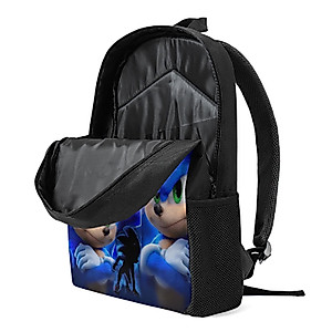 Cute Blue Backpack For Travel Laptop Daypack 3d Print Bag For Boys And Men