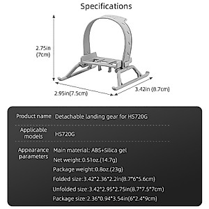 for Holy Stone HS720G Drone Detachable Landing Gear Drone Extension Protector Increased Bracket Quick Release Drone Accessories