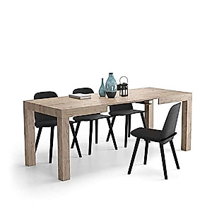 Mobili Fiver, First Extendable Table, Oak, Made in Italy