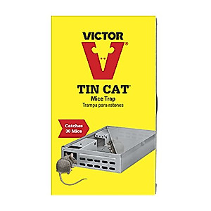 Victor Tin Cat Mouse Trap For Catch and Release - 2 Pack