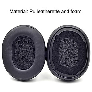 Hesh3 Crusher Ear Pads - defean Replacement Ear Cushion Earpads Cover Compatible with Skullcandy Crusher Wireless, Hesh 3 Wireless, Venue Wireless ANC,Over-Ear Headphone (Black)