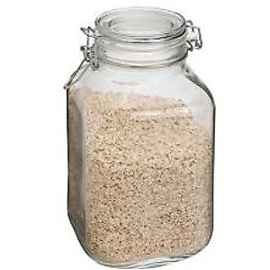 Bormioli Rocco Case of 6 Fido Glass Canning Jar Italian - 2 Liter