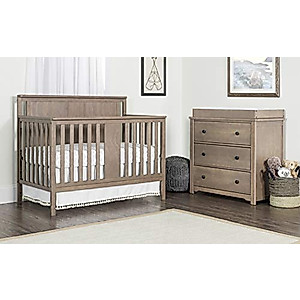 Child Craft Quincy 4-in-1 Convertible Crib, Dusty Heather Brown
