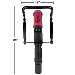 Electric Pile Driver Hammer - JKCHENPRO 2200W Electric T Post Driver, 110V Handheld Pile Driver, 2100 BPM Sufficient Power, Ideal for Fence Post Construction Site, Farm Fences, Forestry Seedlings