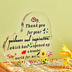 Artistic love shape for teacher gifts thank you gifts inspirational gift colleague gift office gift colleague resignation gift farewell gift friend thank gift nurse teacher souvenir thank parents gift