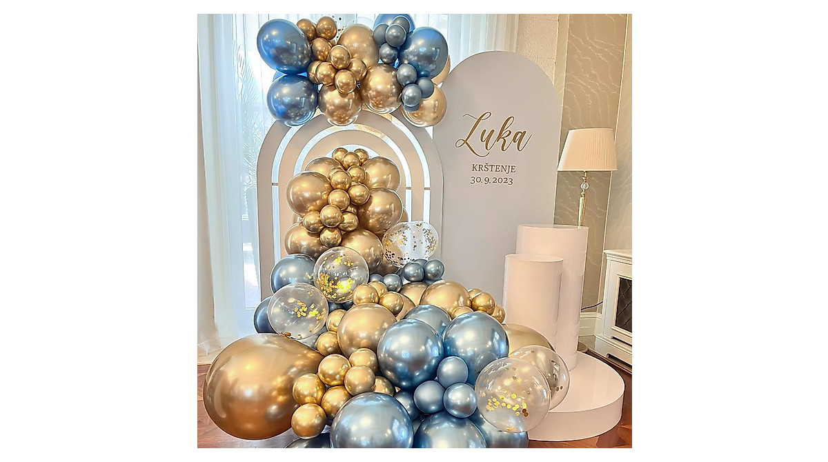 PatiCool Metallic Gold Balloons - 12 Inch 100pcs for Party Decor