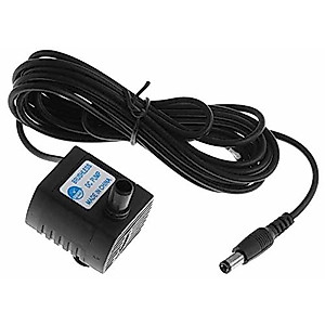 Sunnytech Solar Power Water Pump - Garden Fountain Pool Watering Pond Pump Pool Aquarium Fish Tank with Separate Solar Panel and 3M Long Cable & 4 Sprayer Adapters(Black)