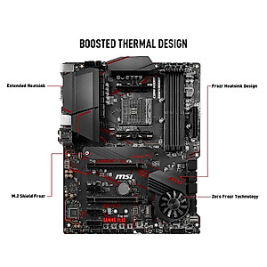 MSI MPG X570 GAMING PLUS Motherboard (AMD AM4, PCIe 4.0, DDR4, SATA 6Gb/s, M.2, USB 3.2 Gen 2, HDMI, ATX)
