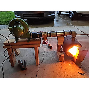 110V 250W US Style Electric Blacksmith Forge Blower Blacksmithing Coal Forge Fan air Blower Tools with 125CFM