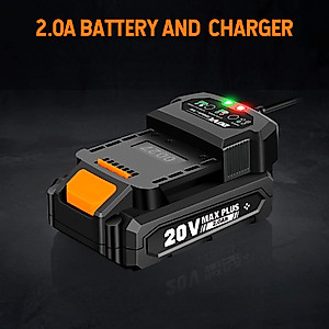 WORKSITE Cordless 20V Jig Saw Bundle with 1 Extra Battery