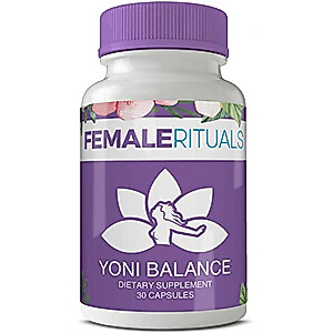 Female Rituals Yoni Balance Vaginal Tightening Pills with Kacip Fatimah, No Tightening Gel or Cream Needed - Vaginal Rejuvenation and Dryness Moisturizer